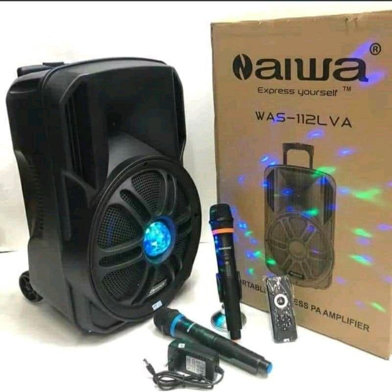 Jual Speaker aktif portable bluetooth 12 inch Aiwa was 112Lva speker ...