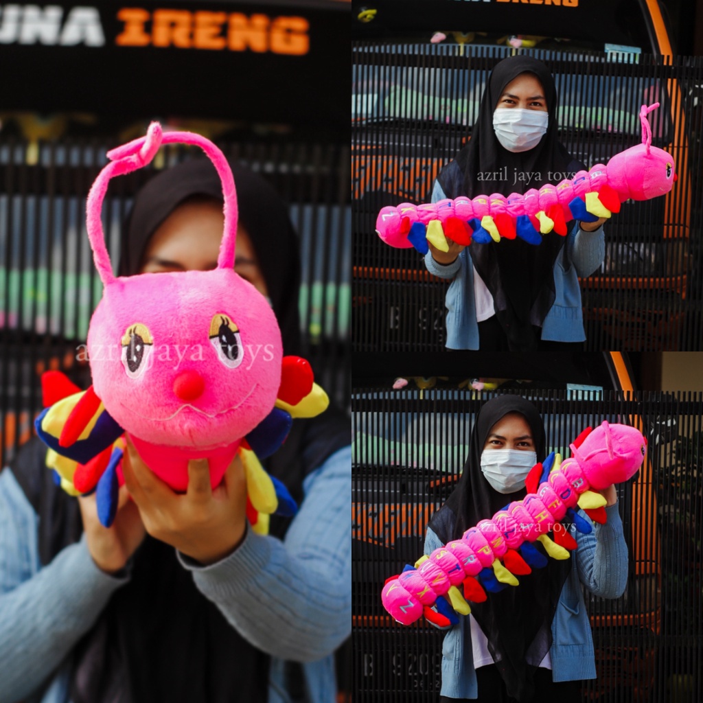 Jual Boneka Ulat Ulil Jumbo 85 cm Hiasan Dashboard Mobil | Shopee Indonesia