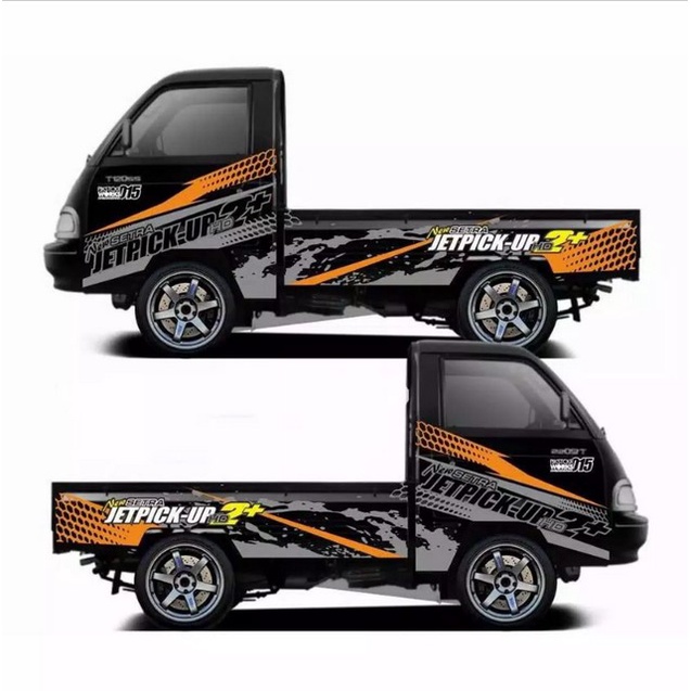 Jual Stiker Striping JET PICK UP NEW SETRA Stiker Cutting Mobil Pick Up ...