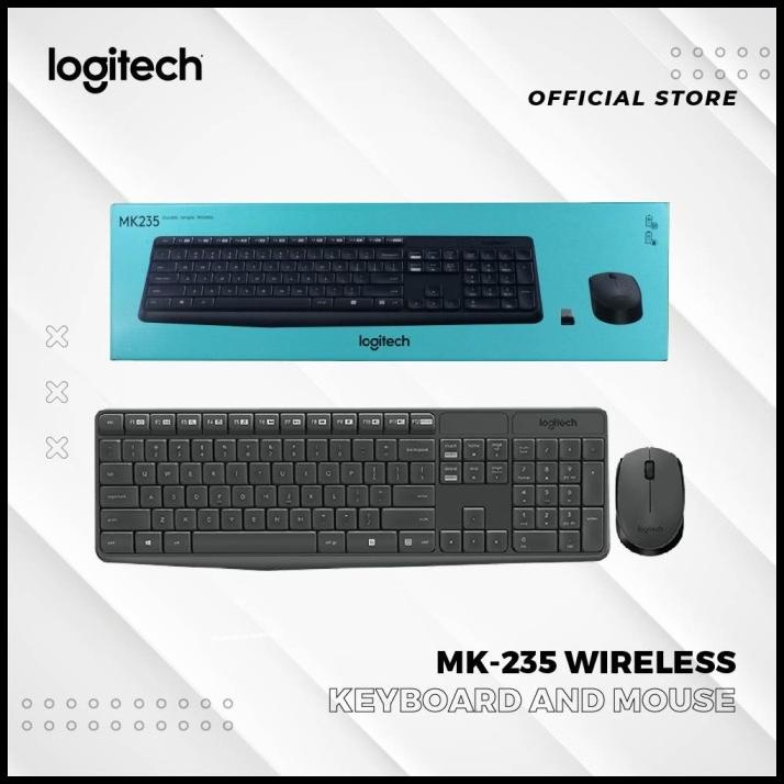 Jual Logitech Paket Mk235 Wireless Combo | Shopee Indonesia