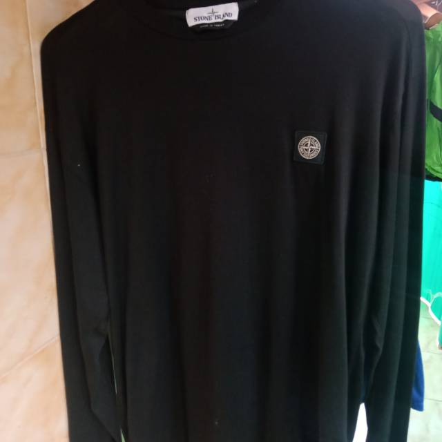 Jual STONE ISLAND Mercerised Long Sleeve | Shopee Indonesia