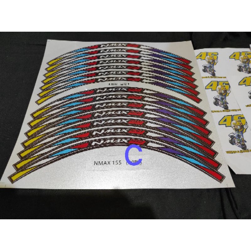 Jual STIKER VELG NMAX NEW / ALL NEW NMAX VELG STIKER | Shopee Indonesia