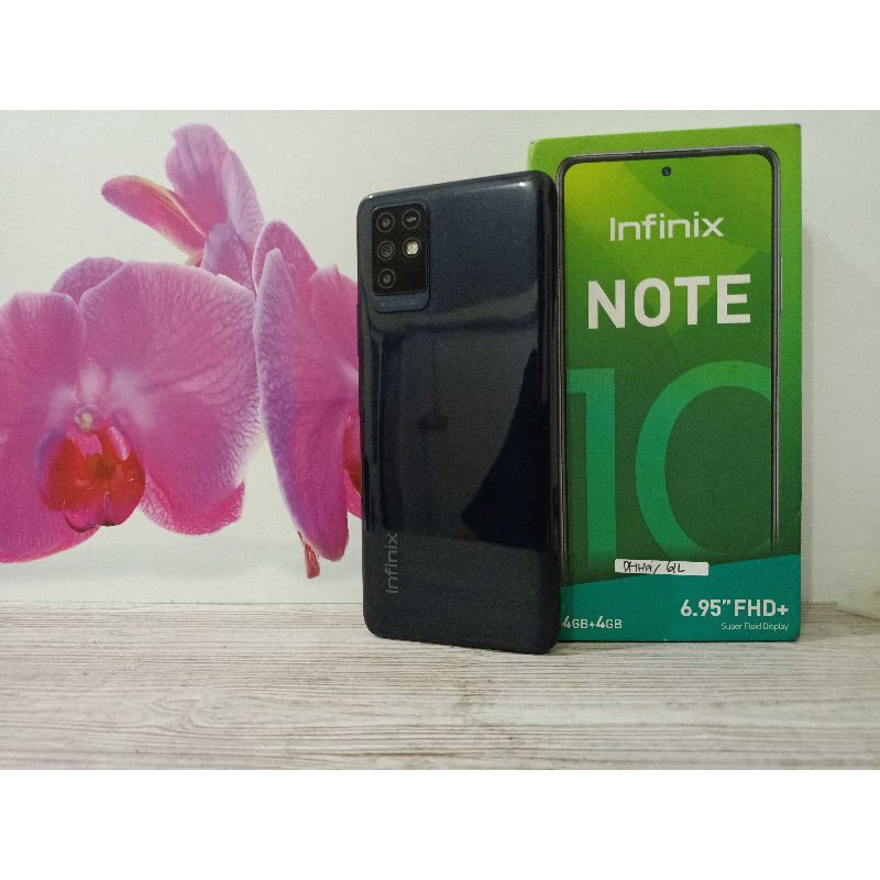 Jual INFINIX NOTE 10 4/64 SECOND | Shopee Indonesia
