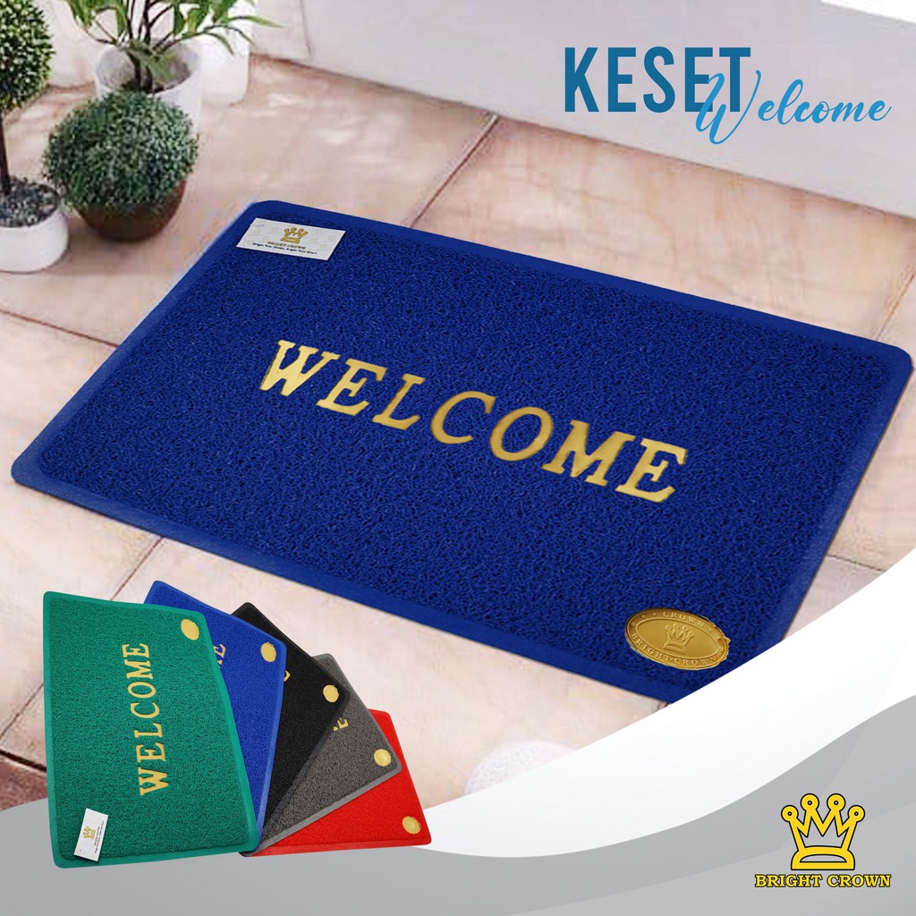 Jual Bright Crown Keset WELCOME Tebal Premium 40 x 60cm/Keset Bihun ...