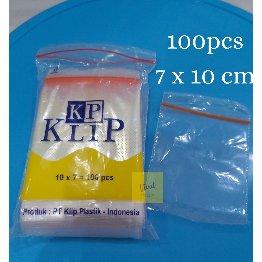 Jual Plastik Klip KP - 7 x 10 cm - Klip Plastik Bening 7x10 - Kantong ...