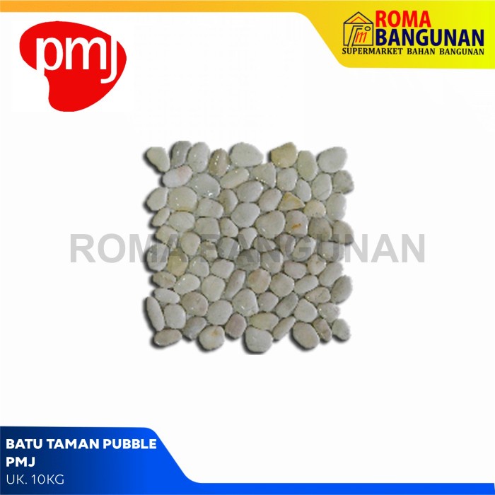 Jual Pmj Batu Taman Pebble Batu Pabble / Batu Taman Kotal Putih / Hitam ...