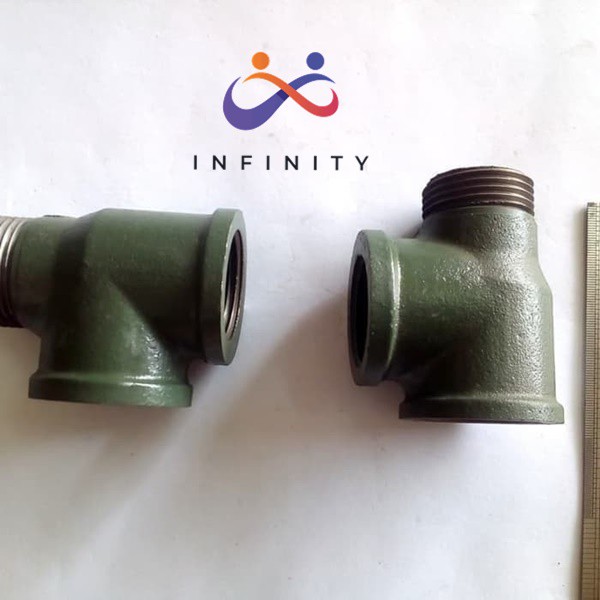 Jual TEE / T JET PUMP 3 WAYS 1" BESI BAJA TEBAL / SPARE PART POMPA AIR ...