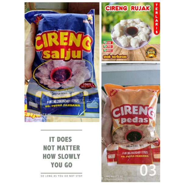 Jual Cireng Salju murah 500gram/cireng rujak/aneka Frozen food murah ...