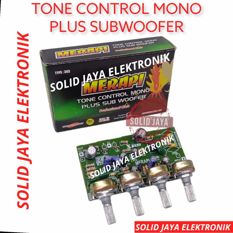 Jual KIT TONE CONTROL MONO PLUS SUBWOOFER MERAPI RANIC 393 - TONE ...