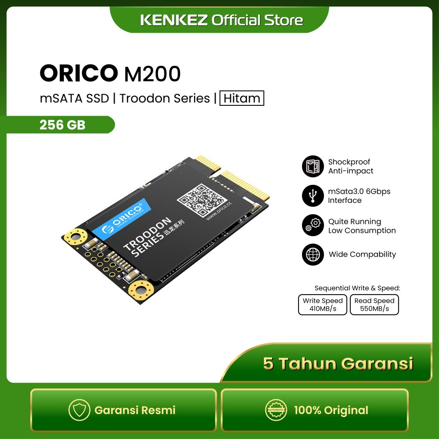 Jual ORICO - M200 - mSATA SSD Troodon Series 256GB | Shopee Indonesia