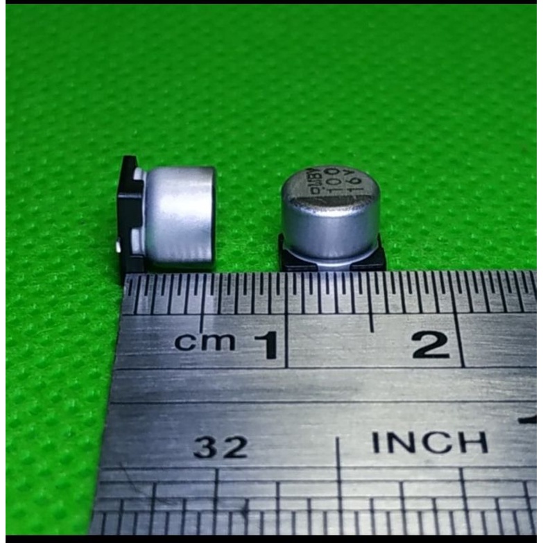 Jual Solid kapasitor capasitor elko elco SMD 16V 16 v 100 uf 100uf 16v ...