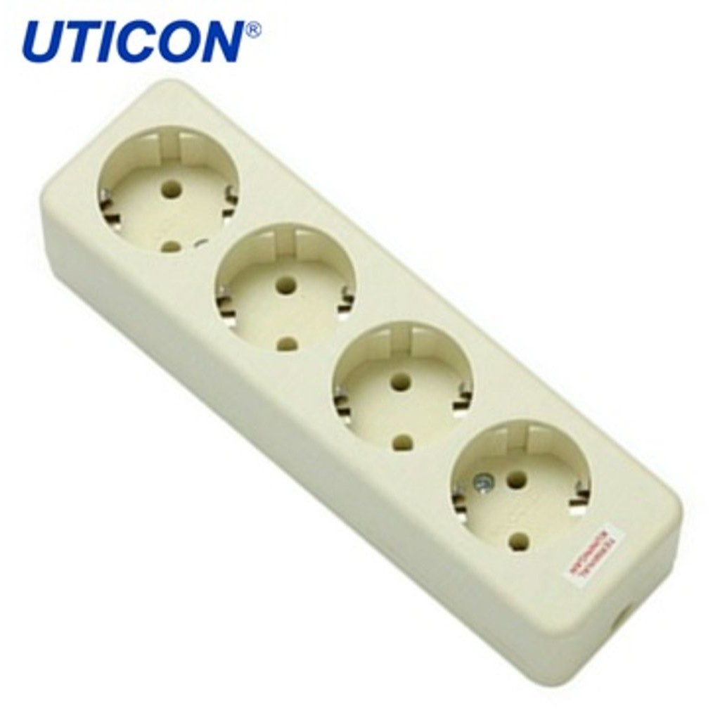 Jual Stopkontak Arde Uticon 1 2 3 4 5 6 Lubang Colokan Stop Kontak | Shopee Indonesia