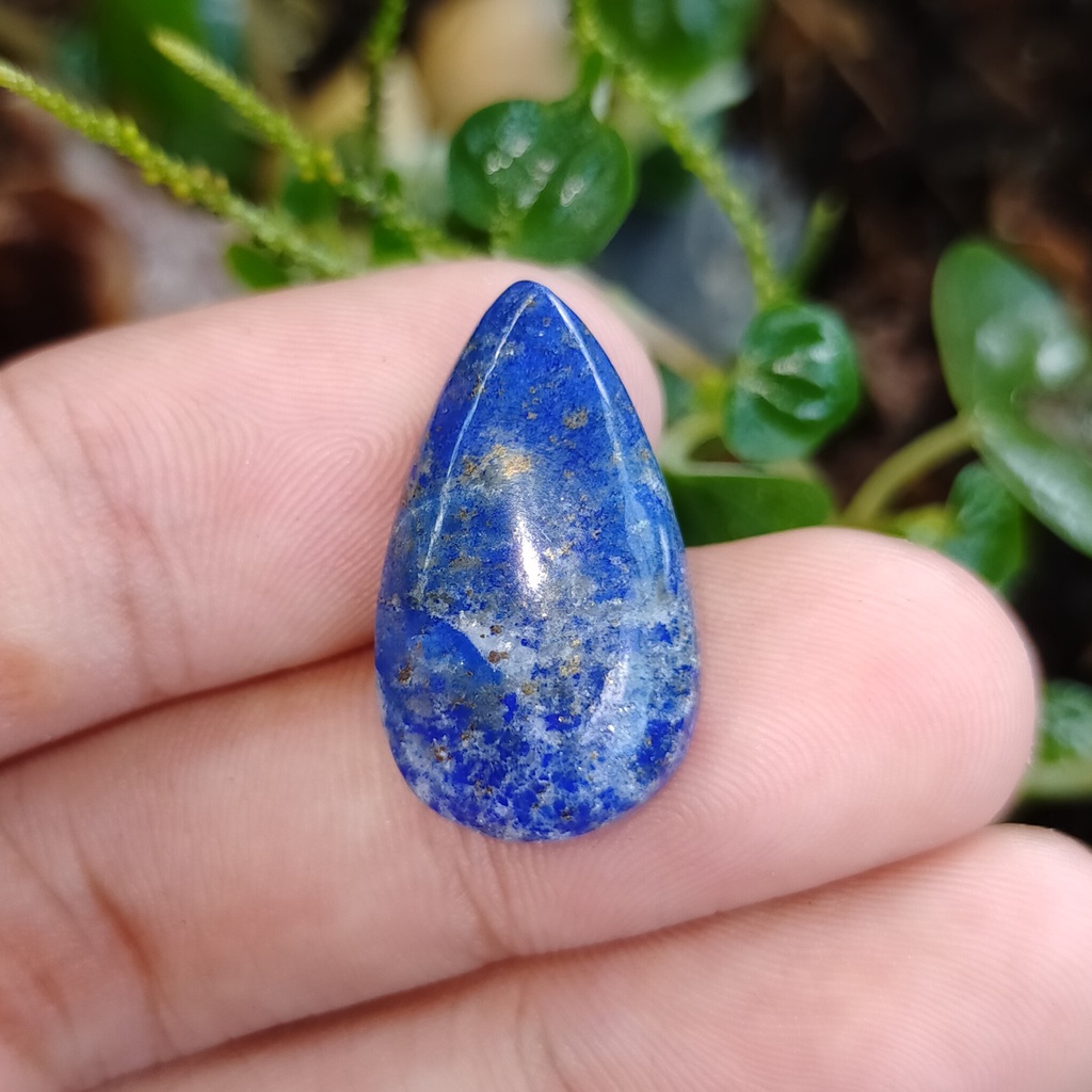 Jual batu liontin biru lapis lazuli natural bkn topaz wulung sulaiman ...