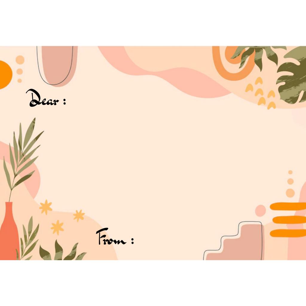 Jual Blangko Kosong Kartu Ucapan Glossy untuk Kado, Hampers, Parcel ...