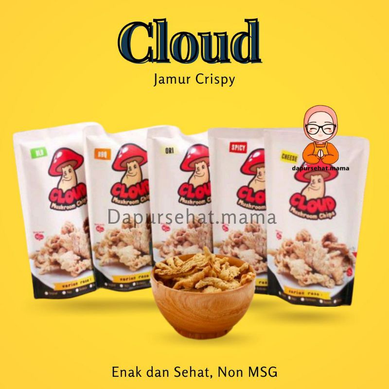Jual JAMUR CRISPY/CEMILAN JAMUR/Kelud Jamur Crispy / Cloud Mushroom ...