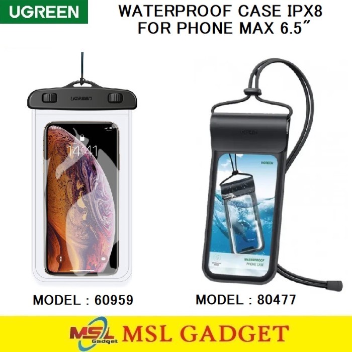 Jual UGREEN Waterproof Case HP Anti Air Universal Max 6.5 Inch IPX8 ...