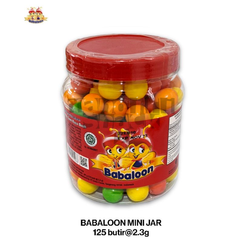 Jual BABALON MINI JAR. KEMBANG GULA KARET ANEKA RASA BUAH | Shopee ...