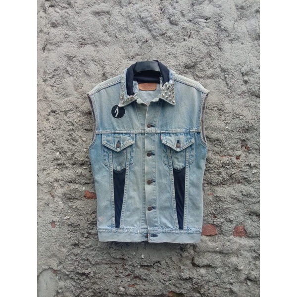 Jual VEST PUNK / ROMPI PUNK / JAKET CUSTOM | Shopee Indonesia