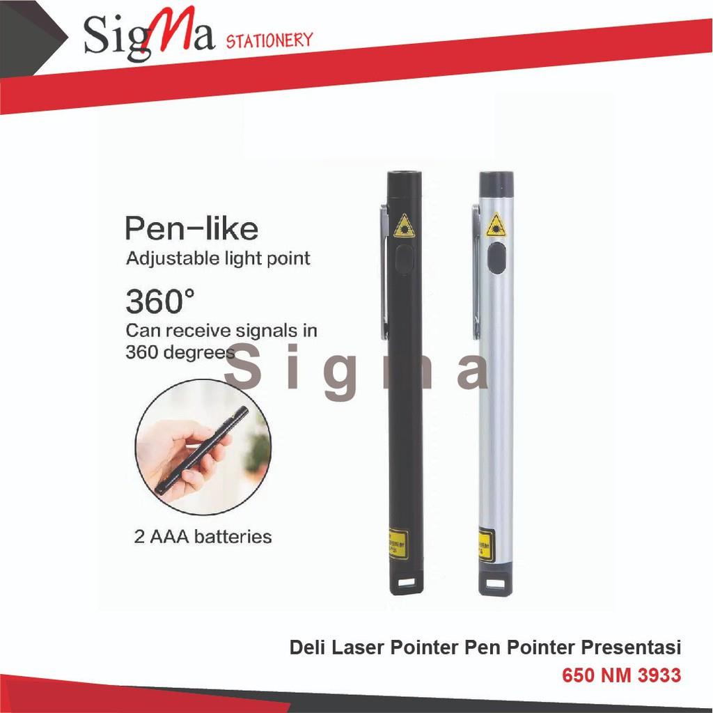 Jual Laser Pointer No. 3933 Deli Laser Penunjuk Presentasi (Pcs ...