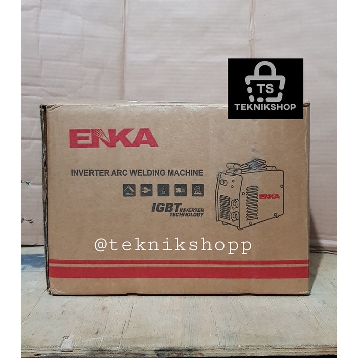 Jual MESIN LAS WELDING MACHINE ENKA MMA140 / TRAFO LAS ENKA MMA 140 / MESIN INVERTER | Shopee ...