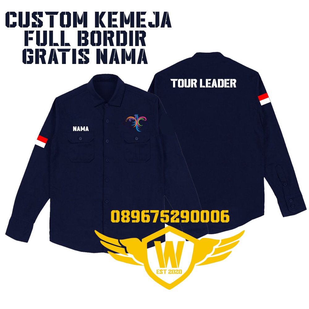 Jual KEMEJA SERAGAM TOUR LEADER | Shopee Indonesia