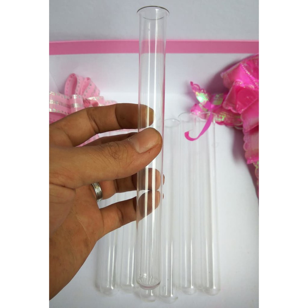 Jual Tabung Reaksi 16 x 1.5 cm / 25ml / Test Tube / Kaca / Laboratorium ...