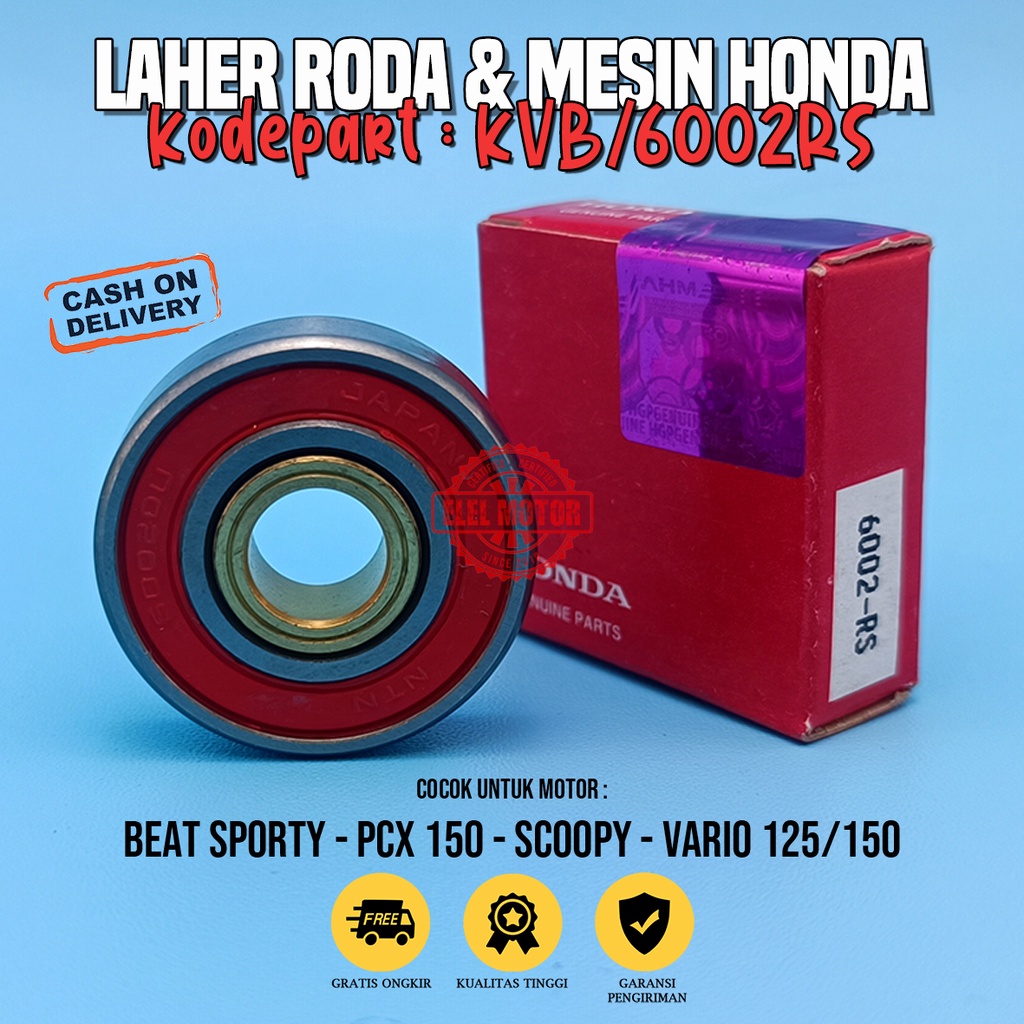 Jual LAHER / Klaher CVT Matic Honda Bosh Kuningan 6002 | Laker Assy CVT Bearing Tutup Cvt Bos ...