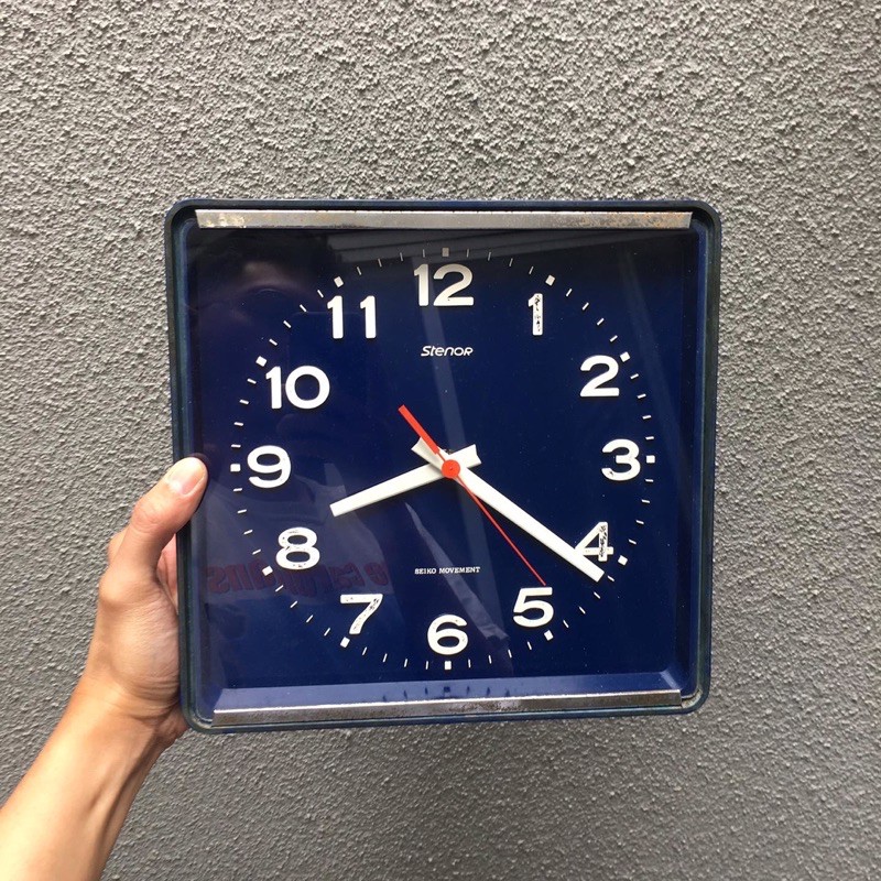 Jual jam dinding STENOR SEIKO MOVEMENT TRANSISTOR JAPAN vintage jadul ...