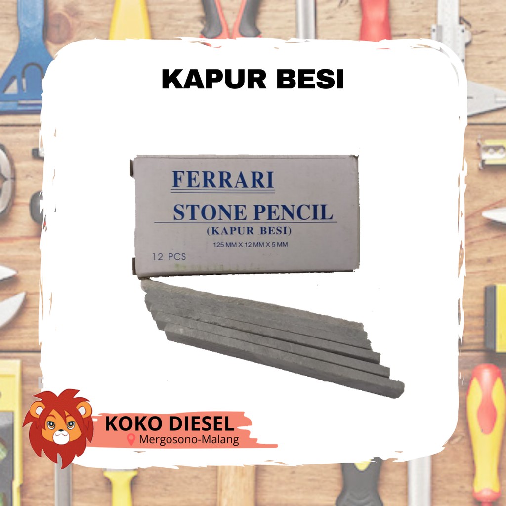 Jual KAPUR BESI FERARI - KAPUR POTONG BESI | Shopee Indonesia