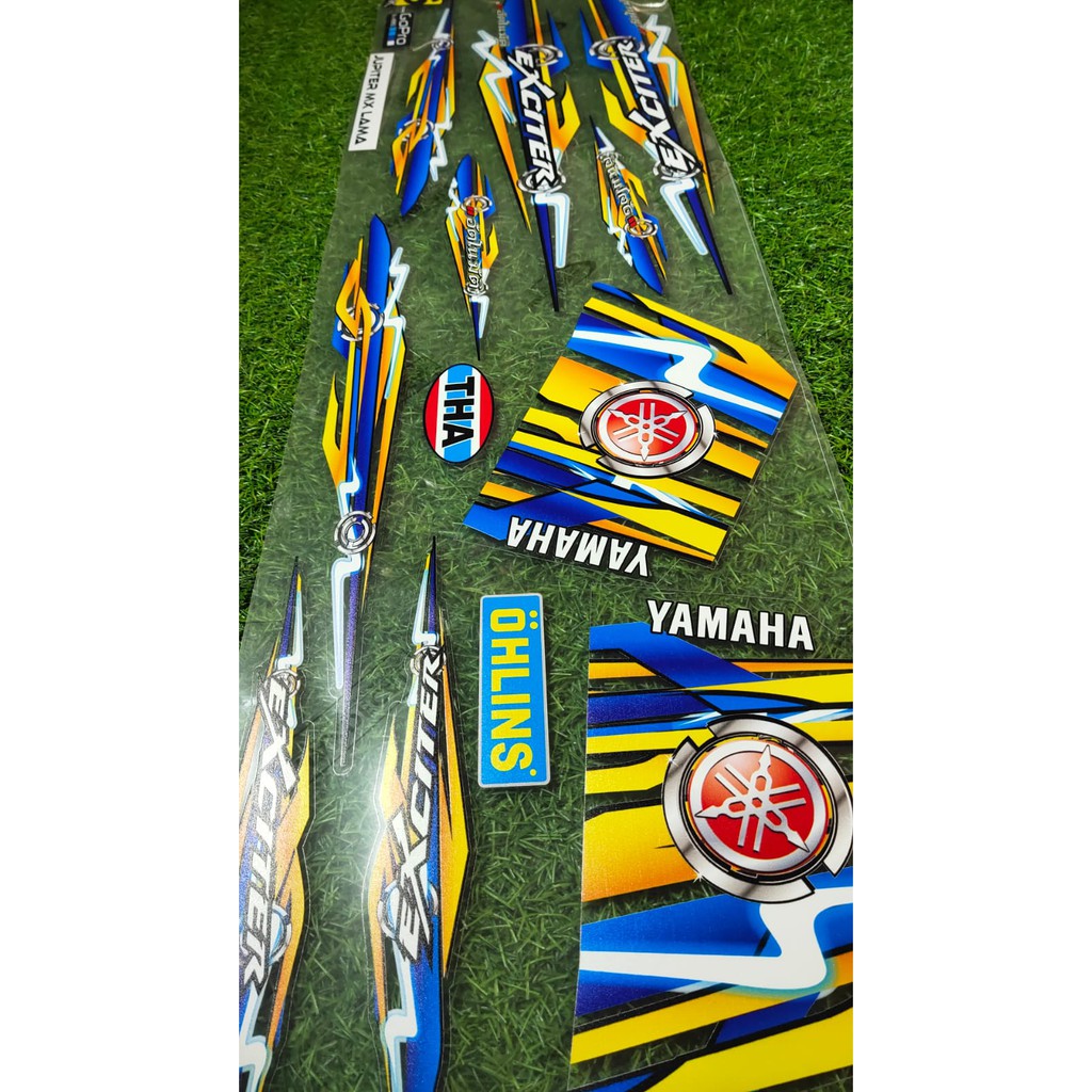 Jual STRIPING TRANSFARAN MX LAMA LIST STICKER JUPITER MX OLD MAXDECAL ...