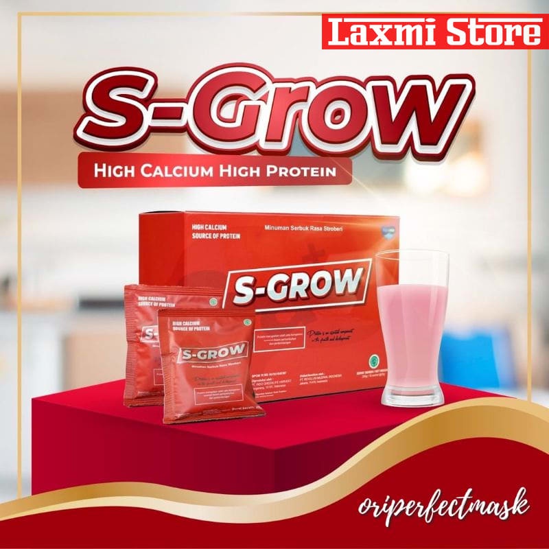 Jual S-GROW Susu Suplemen Peninggi Badan High Calcium Terbaik mwgain | Shopee Indonesia