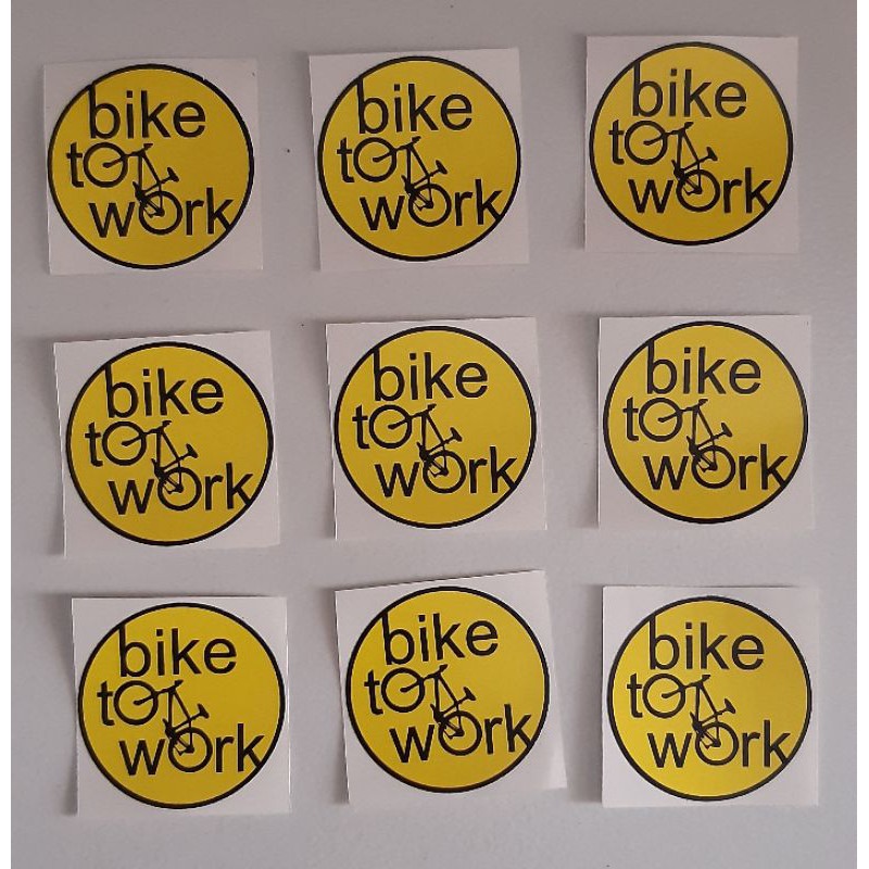 Jual Stiker sepeda Bike To Work | Shopee Indonesia
