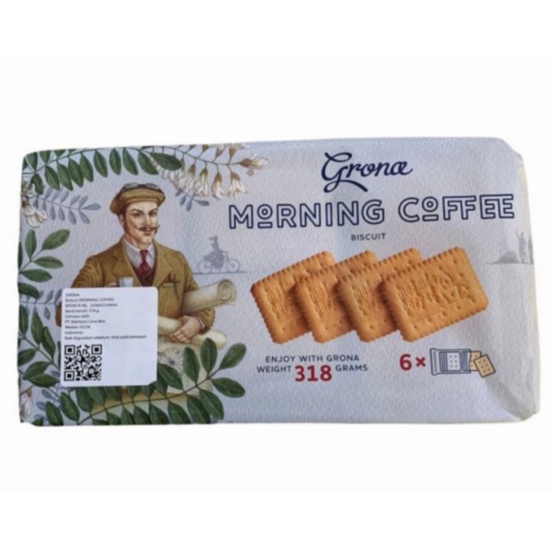 Jual GRONA MORNING COFFEE BISCUIT 318GR | Shopee Indonesia