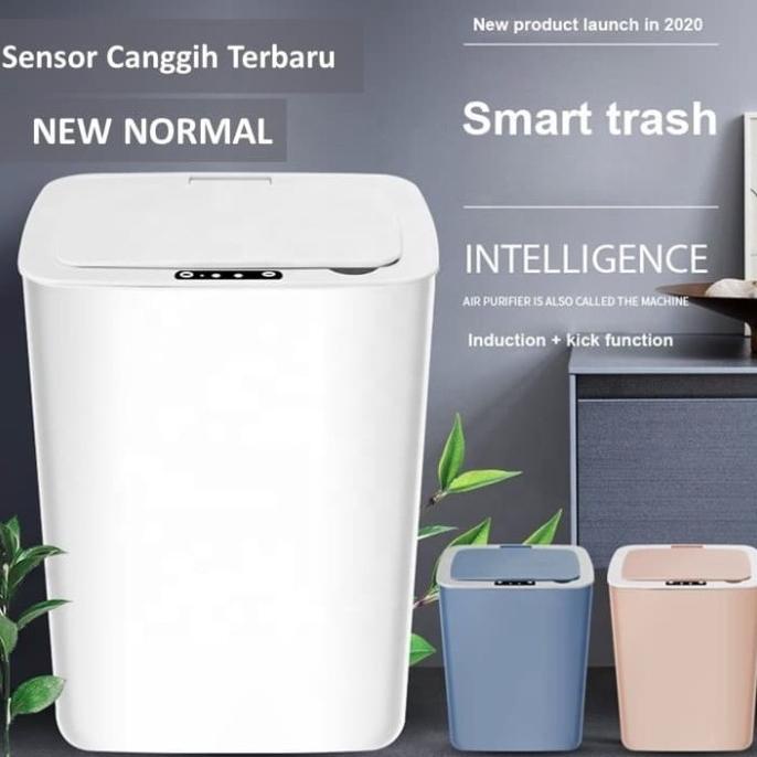 Jual BARU! Tempat Sampah Otomatis Smart Sensor Otomatis dan Sentuh New Normal | Shopee Indonesia