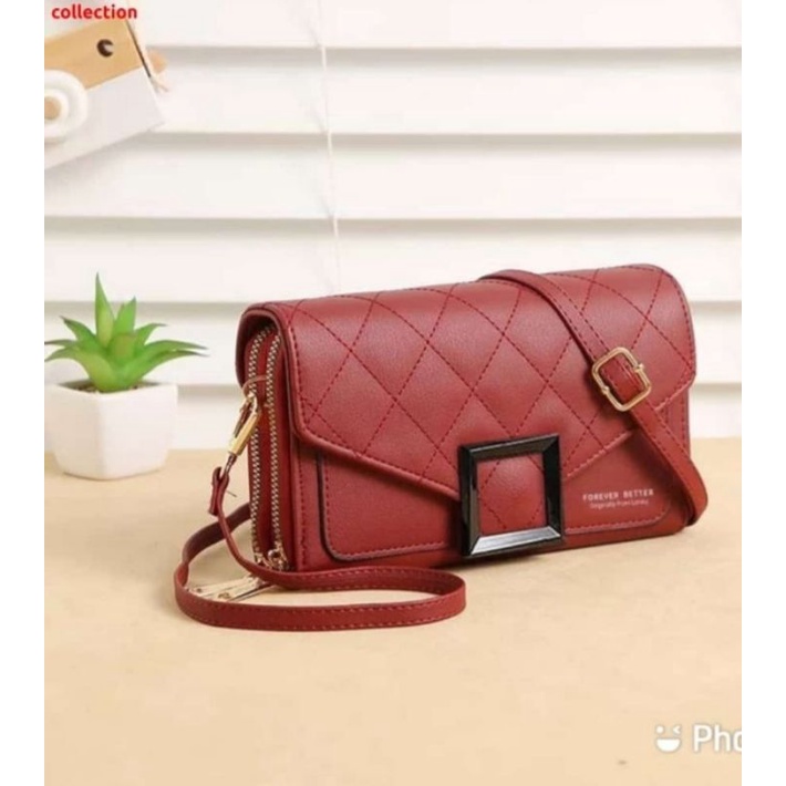 Jual Tas dompet selempang wanita,model terbaru 2022,bahan semi kulit ...