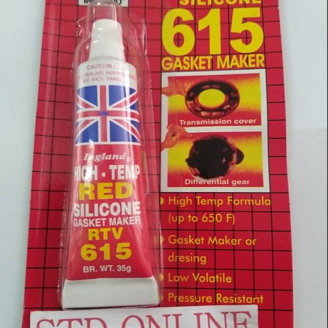 Jual lem silikon red silicon 35gram Lem paking merah | Shopee Indonesia