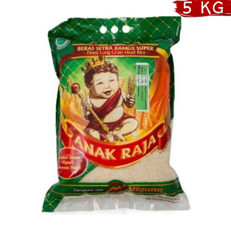 Jual BERAS ANAK RAJA LONG GRAIN/SENTRA RAMOS 5KG | Shopee Indonesia