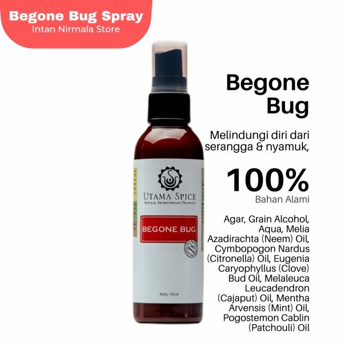 Jual begone bug spray utama spice anti nyamuk & serangga 100ml bahan alami | Shopee Indonesia
