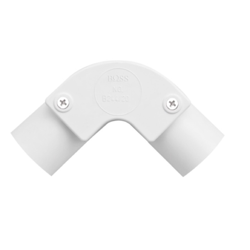 Jual Elbow Conduit Boss 20MM Putih (1 pack isi 100) | Shopee Indonesia