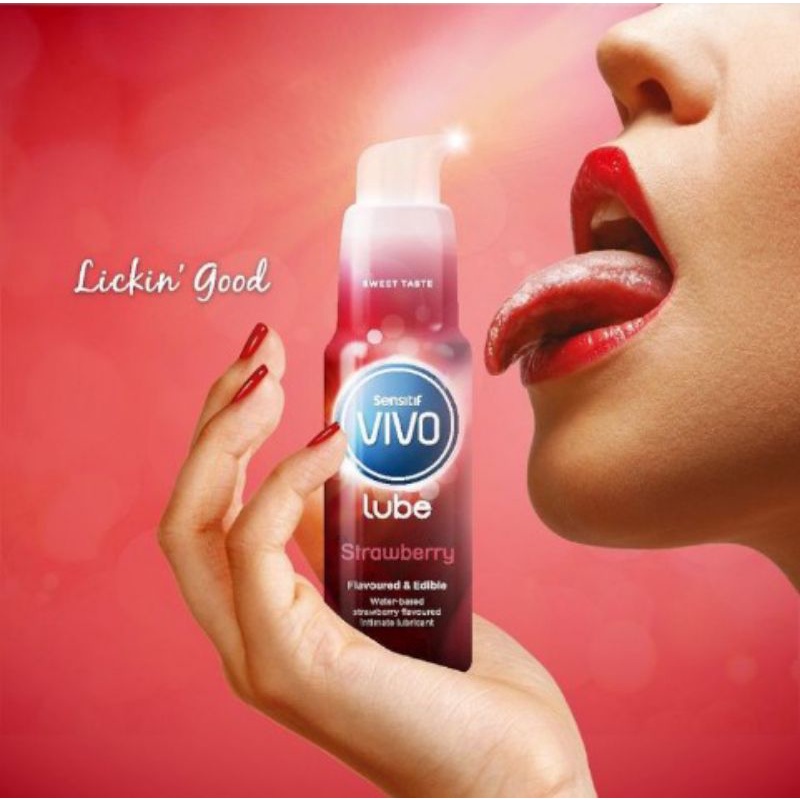 Jual Vivo Strawbery Lube 60g/Gel Pelumas/Lubricants | Shopee Indonesia