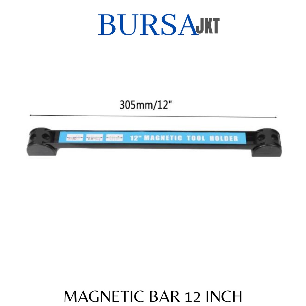 Jual MAGNETIC TOOL BAR ORGANIZER RAK MAGNET DINDING GANTUNG PERKAKAS 12 ...