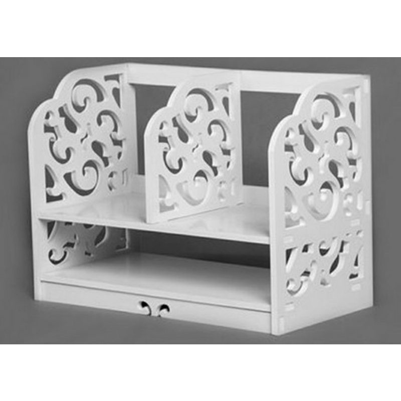 Jual rak buku minimalis / rak buku diatas meja | Shopee Indonesia