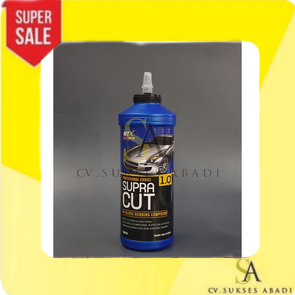 Jual MICROTEX SUPRA CUT 1L Compound FAST CUT & HI GLOSS FINISH SPEED ...