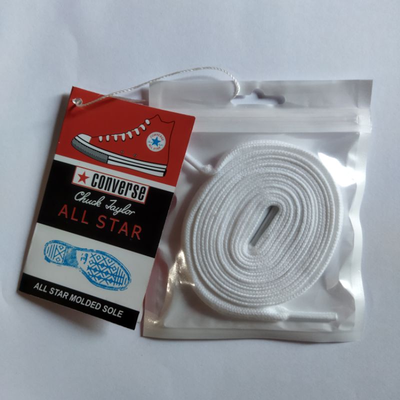 Jual TALI SEPATU COTTON PUTIH ORIGINAL | COTTON FABRIC | 8mm | 100 ...