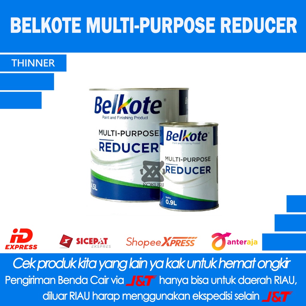Jual Thinner BELKOTE Multi Purpose Reducer 1 LITER | Shopee Indonesia
