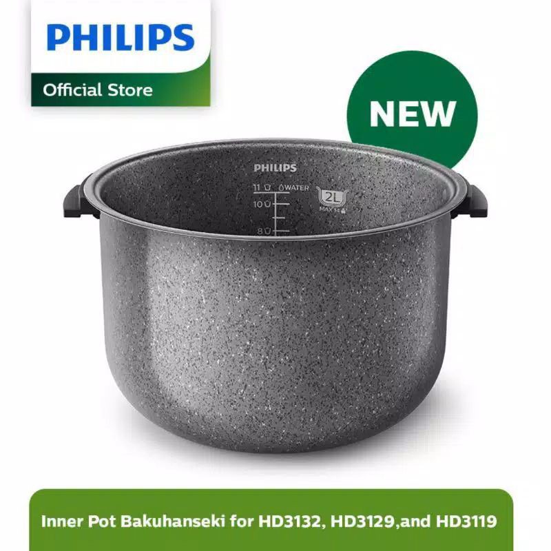 Jual Philips Panci Magic Com 2 liter Inner Pot Bakuhanseki ORI | Shopee ...