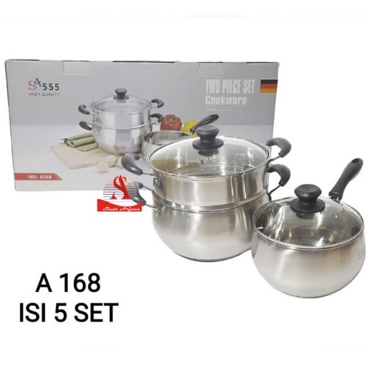 Jual PANCI COOKWARE SET STAINLESS | Shopee Indonesia