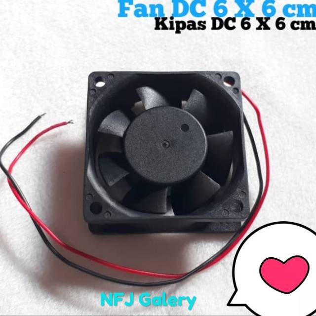 Jual Kipas Fan casing Fan kipas DC 6 X 6 cm radiator all new inverter ...