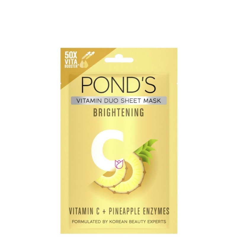 Jual Ponds Vitamin Duo Brightening Face Mask 20gr | Shopee Indonesia