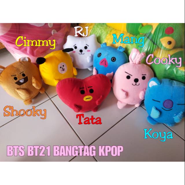 Jual Boneka BTS mini/BT12 bangtag Kpop | Shopee Indonesia